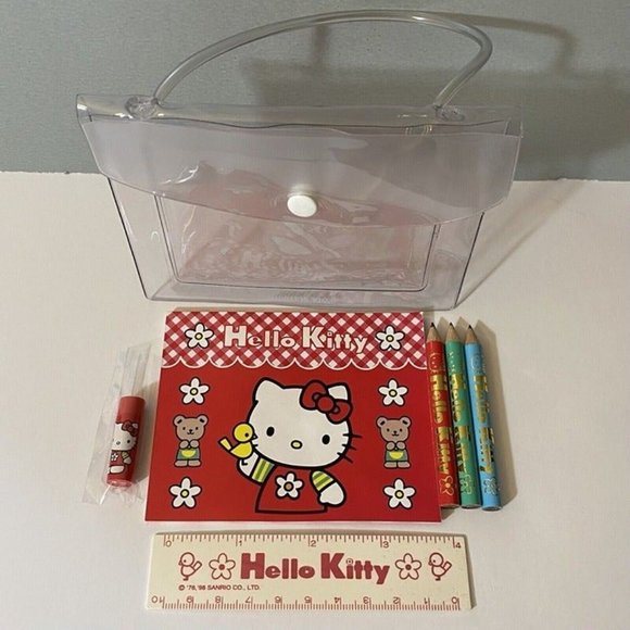 Sanrio | Office | Vintage Sanrio Hello Kitty 998 Mini Stationery Set ...